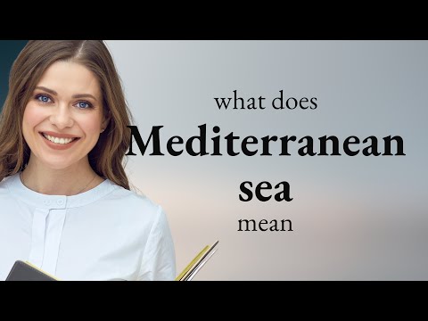 Mediterranean sea | MEDITERRANEAN SEA definition