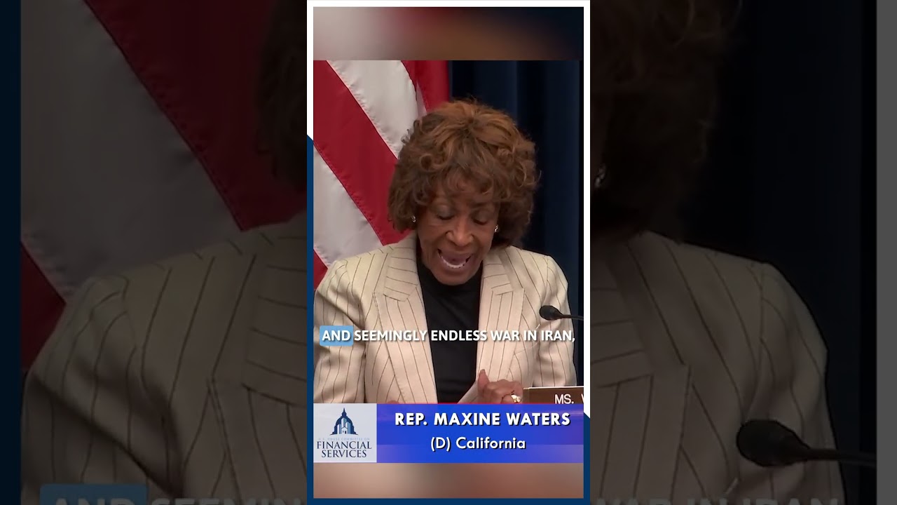 05/13/2026 Ranking Member Waters' Markup Opening Remarks