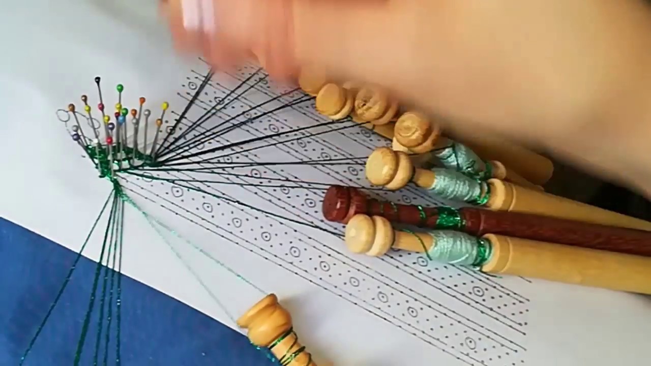 Como empezar un rosario de bolillos... varias formas