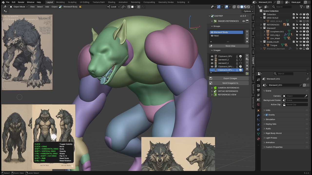 Werewolf Timelapse - Part 1