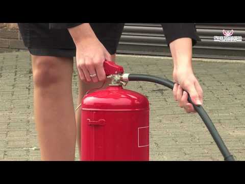 Fire Safety Training - How to Use a WATER Fire Extinguisher