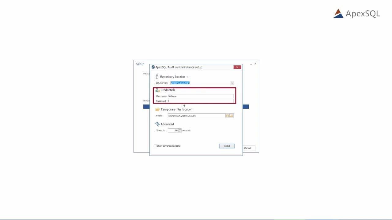 How to install ApexSQL Audit