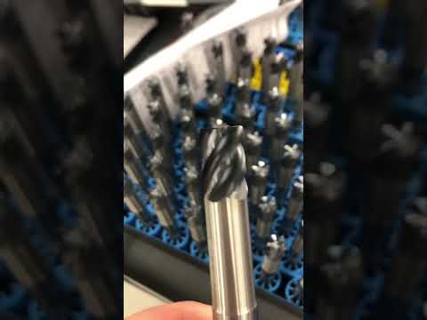 5 Flute Reduced Neck End Mill for Steels, getting ready for your shop!