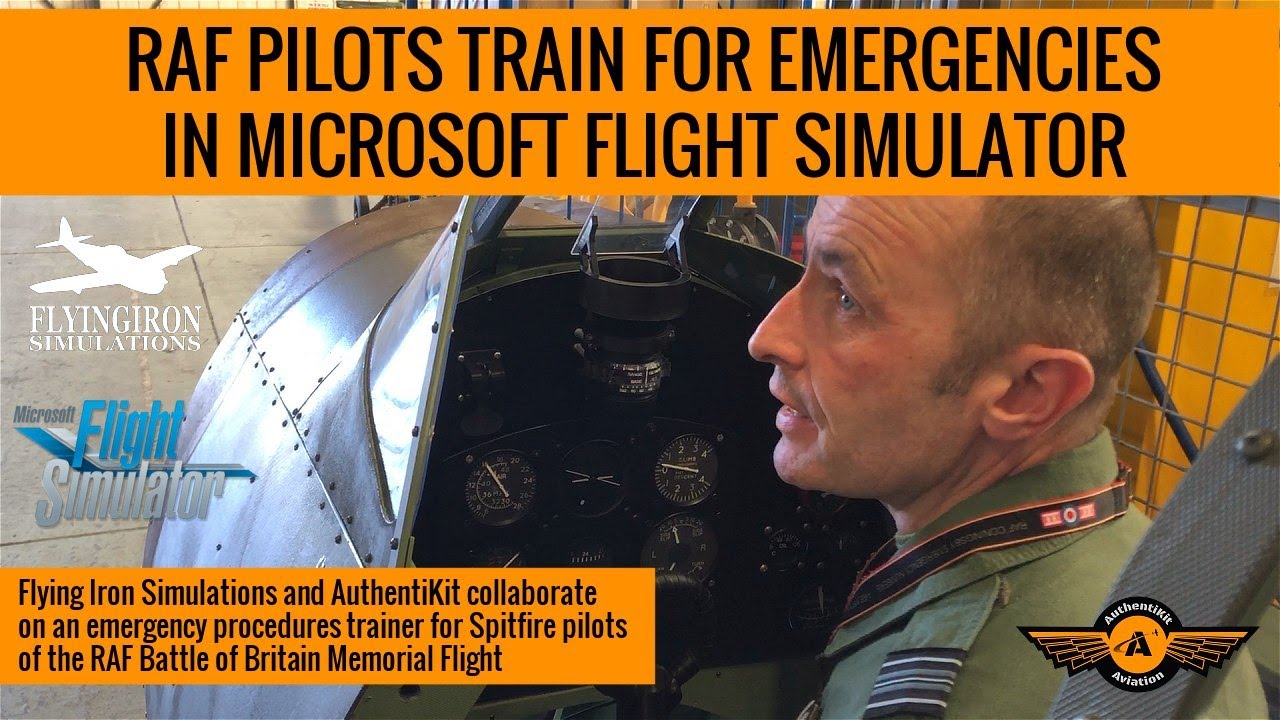 RAF spitfire pilots training with MSFS VR! - Virtual Reality (VR ...