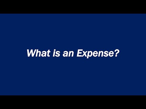 What is an Expense?