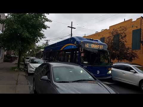 MTA: 3 train shuttle bus, B14, B17, B15, B6 bus action