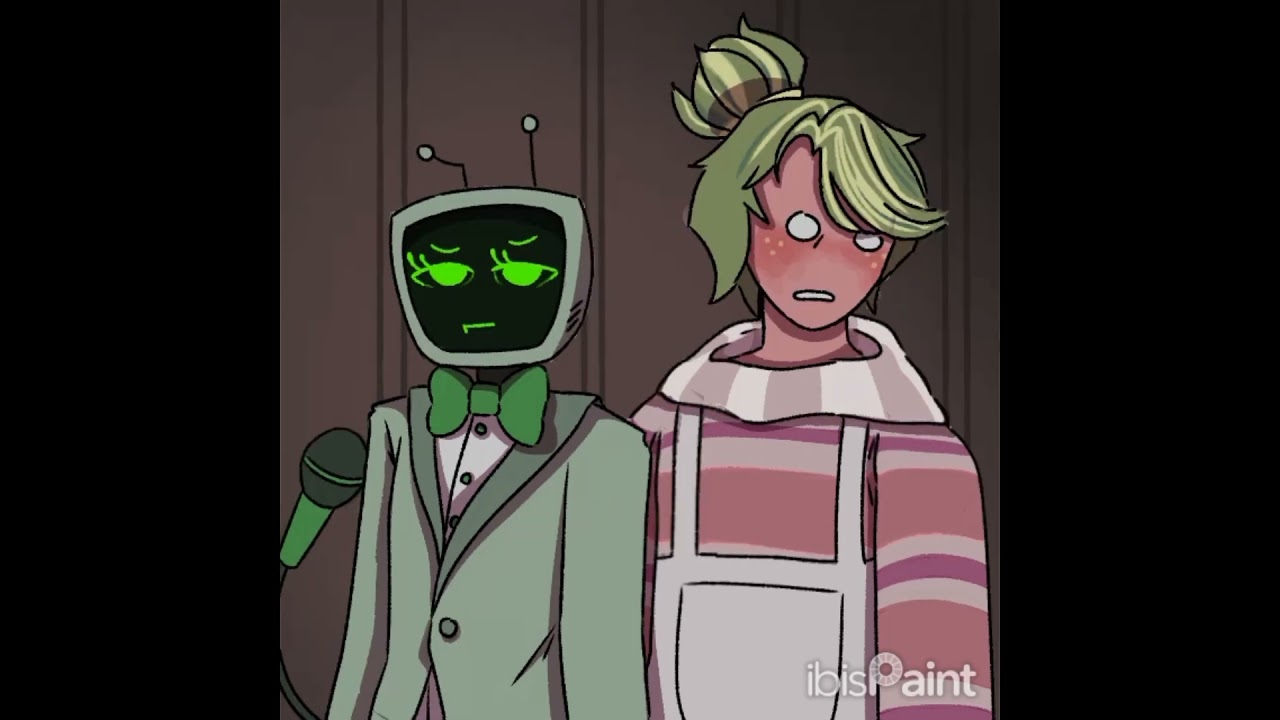 My ibispaint crashed twice 4 this #dandysworld #animation #ibispaintx #sprout #vee #pebble
