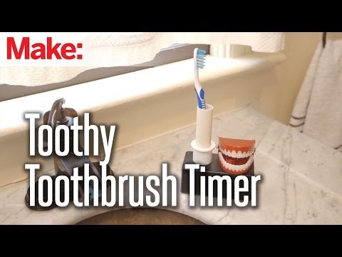 HOWTO make a chattering-teeth tooth-brushing timer | Boing Boing