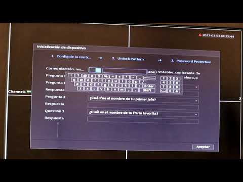 Configuracion de Dvr Xvr Dahua Modelo XVR1B04-I o XVR1B08-I