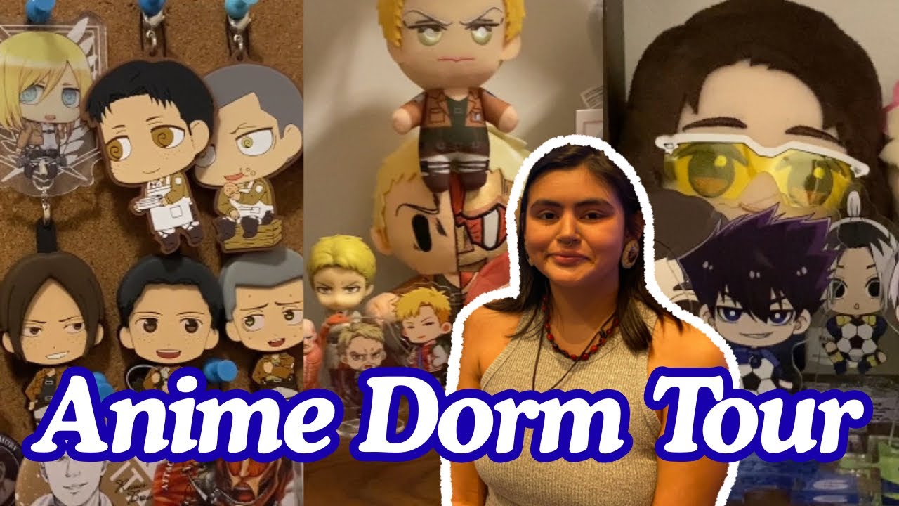 Anime Dorm Tour- Anime Collection + College Dorm Tour! (Blue Lock, AOT, One Piece, + MORE!)