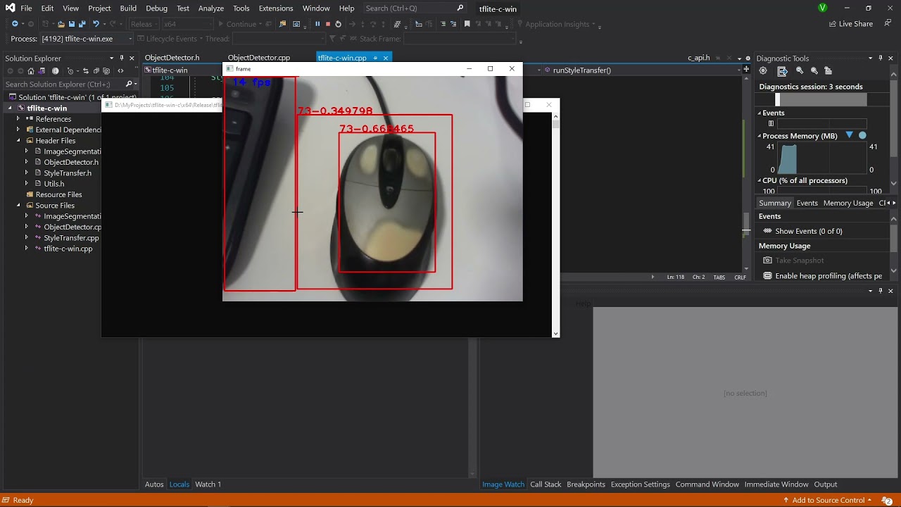 TensorFlow Lite with XNNPACK on windows