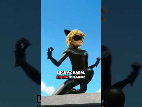Cat Noirās hidden talent: impersonating Ladybug š #miraculous #ladybug #catnoir #ladynoir