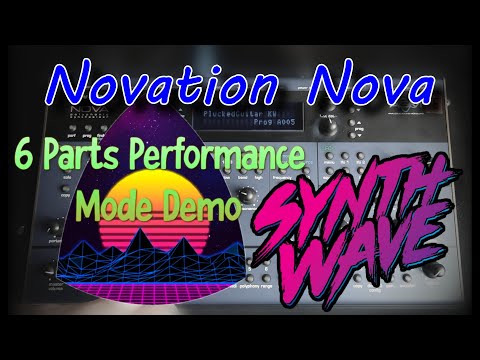 Novation Nova Desktop (Laptop) | Why i love it in 2024 #5 Six Parts Performance Mode Demo Synthwave