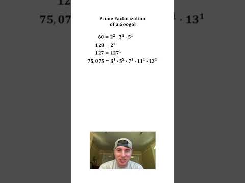 Googol Prime Factorization #shorts