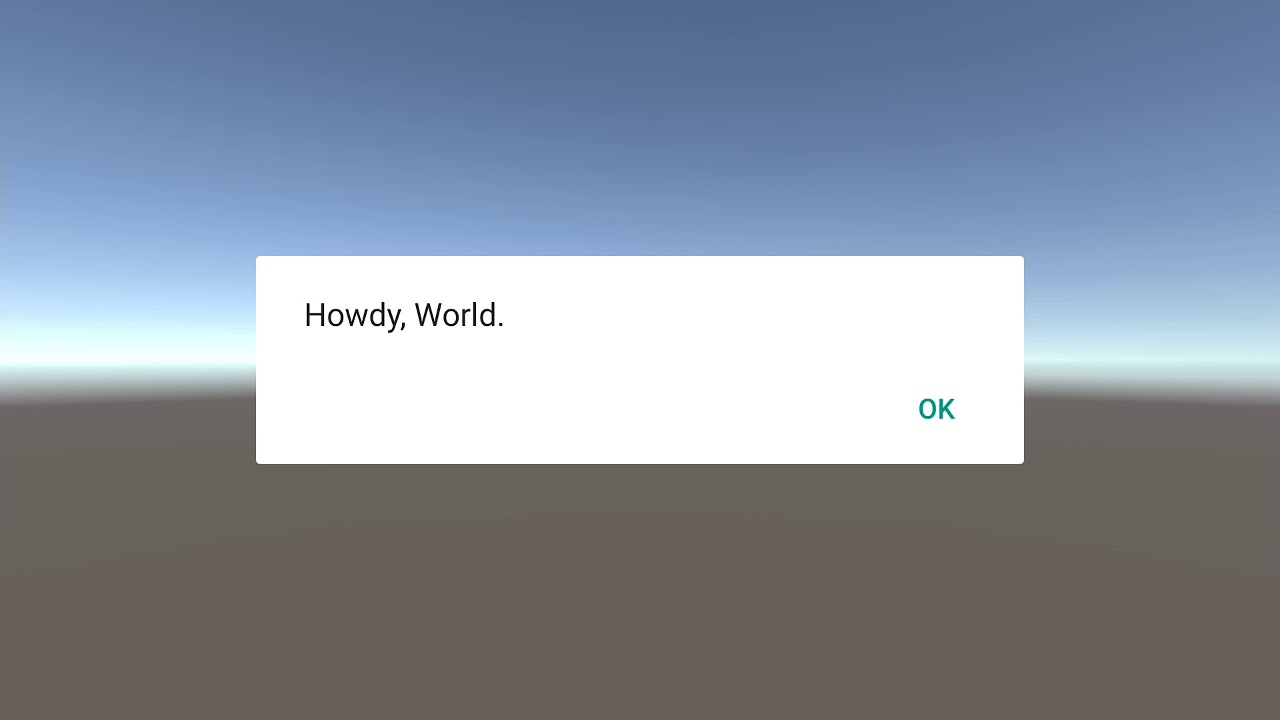 Native Android Alert from Unity3D