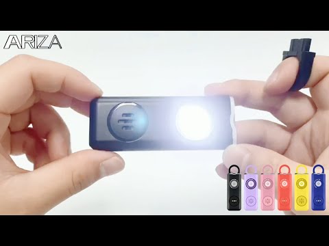 USB Rechargeable Personal Alarm Keychain for Women – Emergency Pull Pin Noise Maker KeyChain