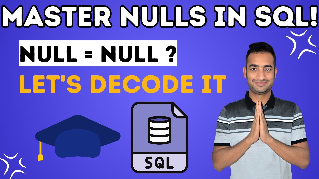 Working with SQL NULL values | Null Handling Functions