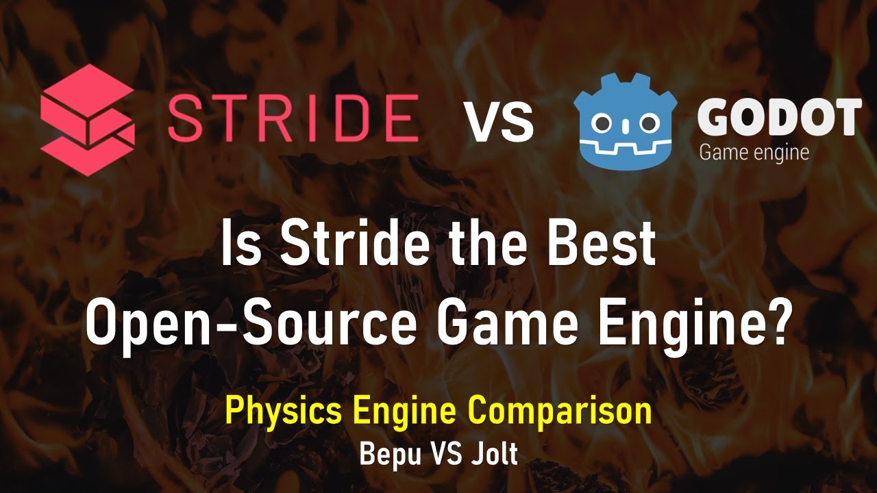 Stride VS Godot - Bepu Vs Jolt - Physics Engine Comparison (Game Engine Comparison)