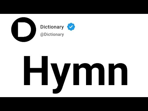 Hymn Meaning In English