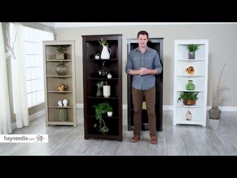 Finley Home Redford Corner Bookcase - Black - Product Review Video