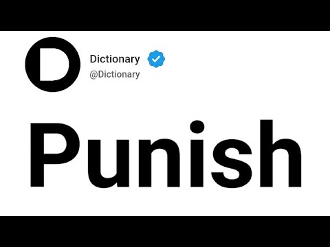 Punish Meaning In English