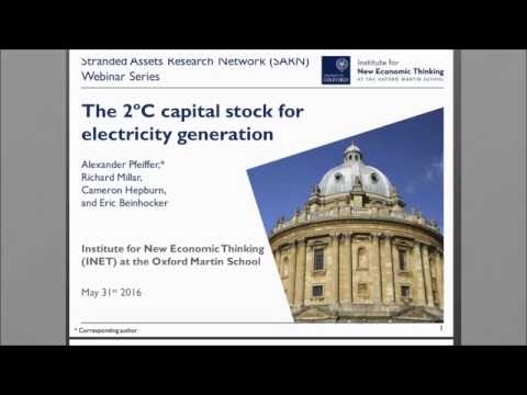 Stranded Assets Research Network Webinar - Alexander Pfeiffer (May 2016)