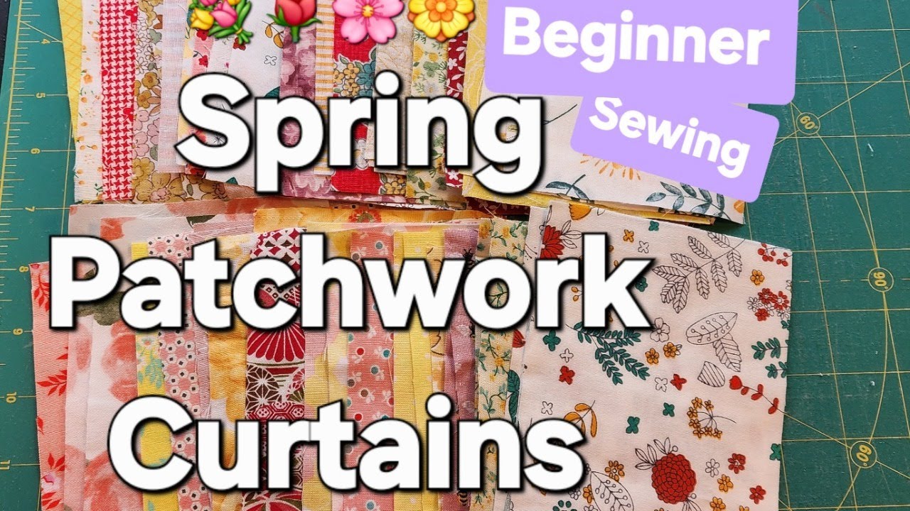 Beginner Friendly Patchwork Curtains You Can Make In A Day, DIY Scrappy Fabric Curtains