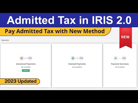 IRIS 2.0 - Create Admitted Income Tax PSID and Attach CPR