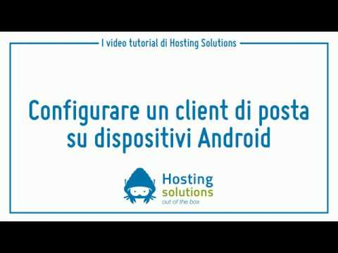 Configurare un client di posta su dispositivi Android