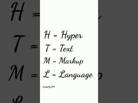 Full Form Of HTML||HTML ka full form ||What is the full form of HTML||#short|#viralshort|#yt