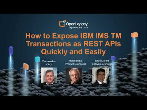 How to expose IBM IMS TM transactions as REST APIs quickly and easily