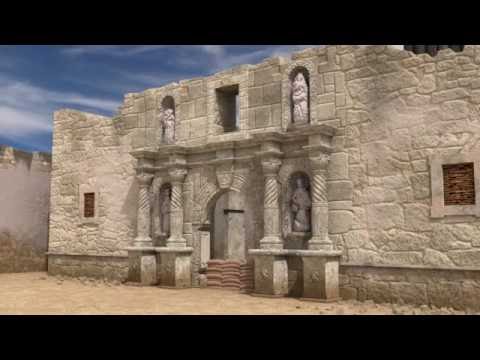 Alamo facade animation | Creating a CGI Model of the 1836 Alamo