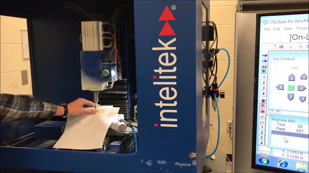 Intelitek Bechmill 6000 Tool Setup