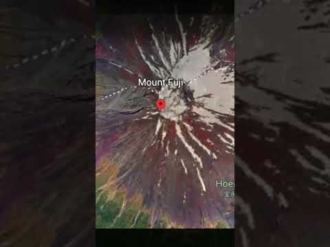 Mt.Fuji In Japan In Google Earth and Google Maps #google #short #shorts #shortsfeed #shortsvideo #yt