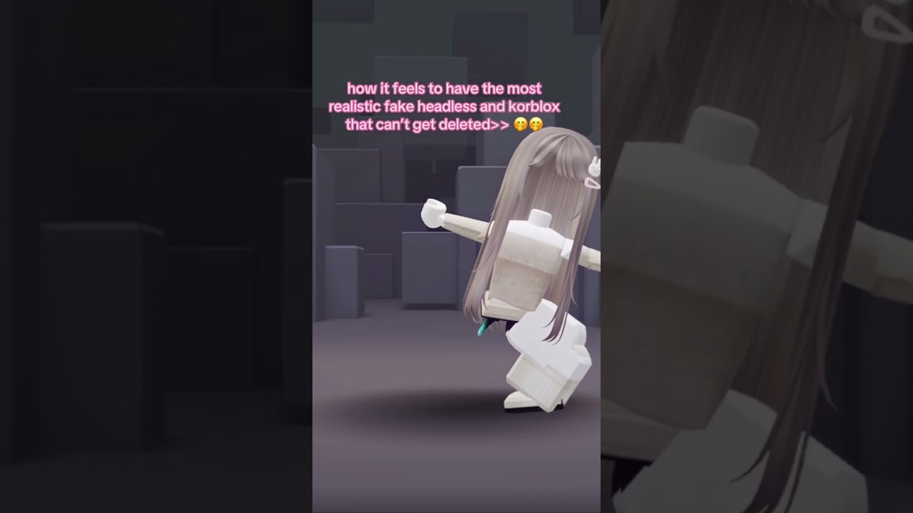 Game/Group: JennysUGC | Tutorial Posted!! 😱😱 #roblox #headless #korblox #free #cheap #ugc #new