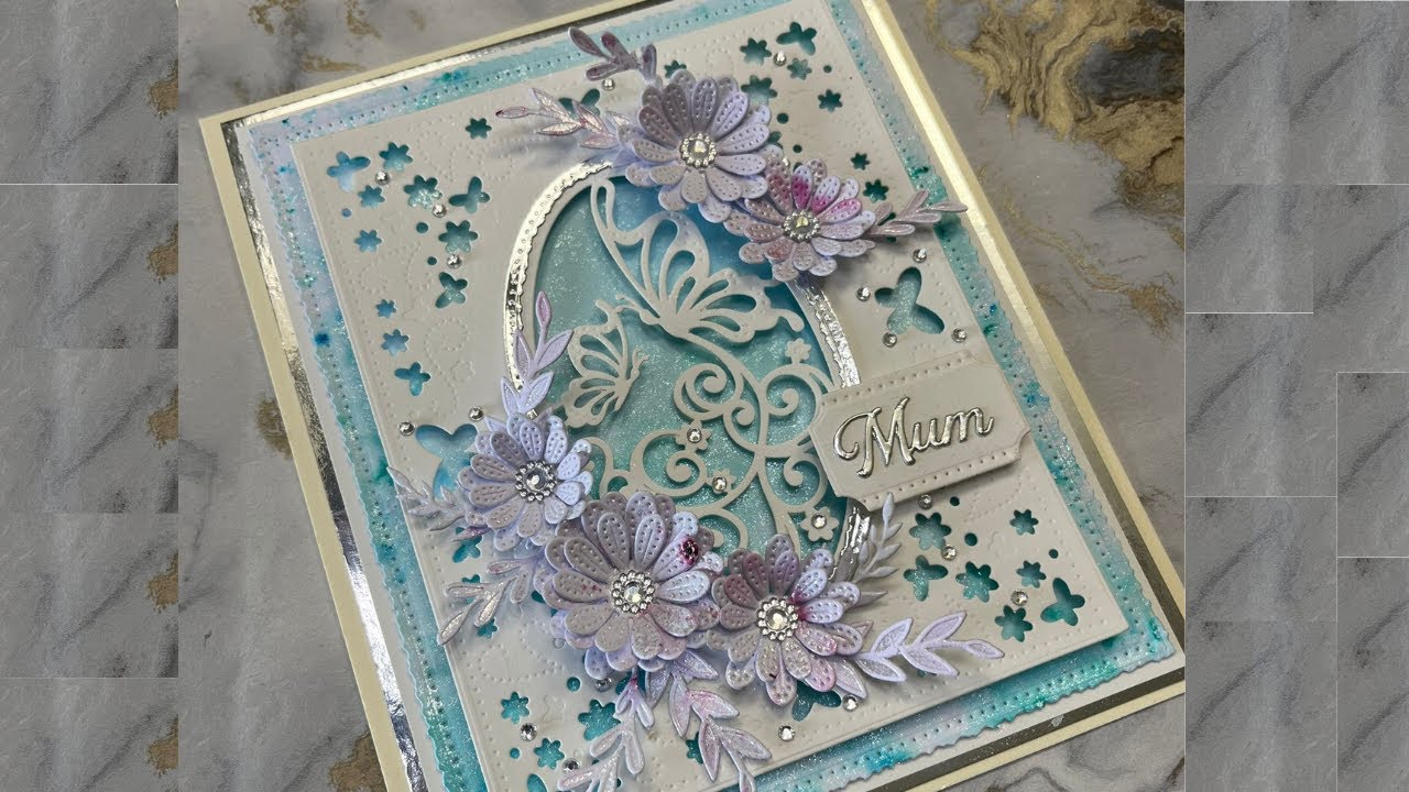 Creative Expressions Jamie Rodgers Card Making Tutorial ~Pixie Sparkles & Pierced Collection Collide