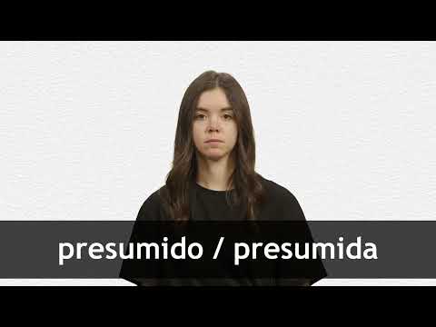 English Translation of “PRESUMIDO” | Collins Spanish-English Dictionary