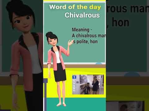Word of the day CHIVALROUS | Daily Vocabulary | By Native Vocabulary #short