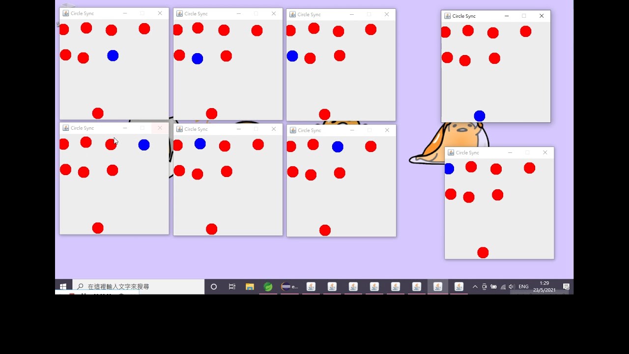 [Demo] How to Synchronize 2D Circles via WebSocket (with GitHub link) (Java, Spring)