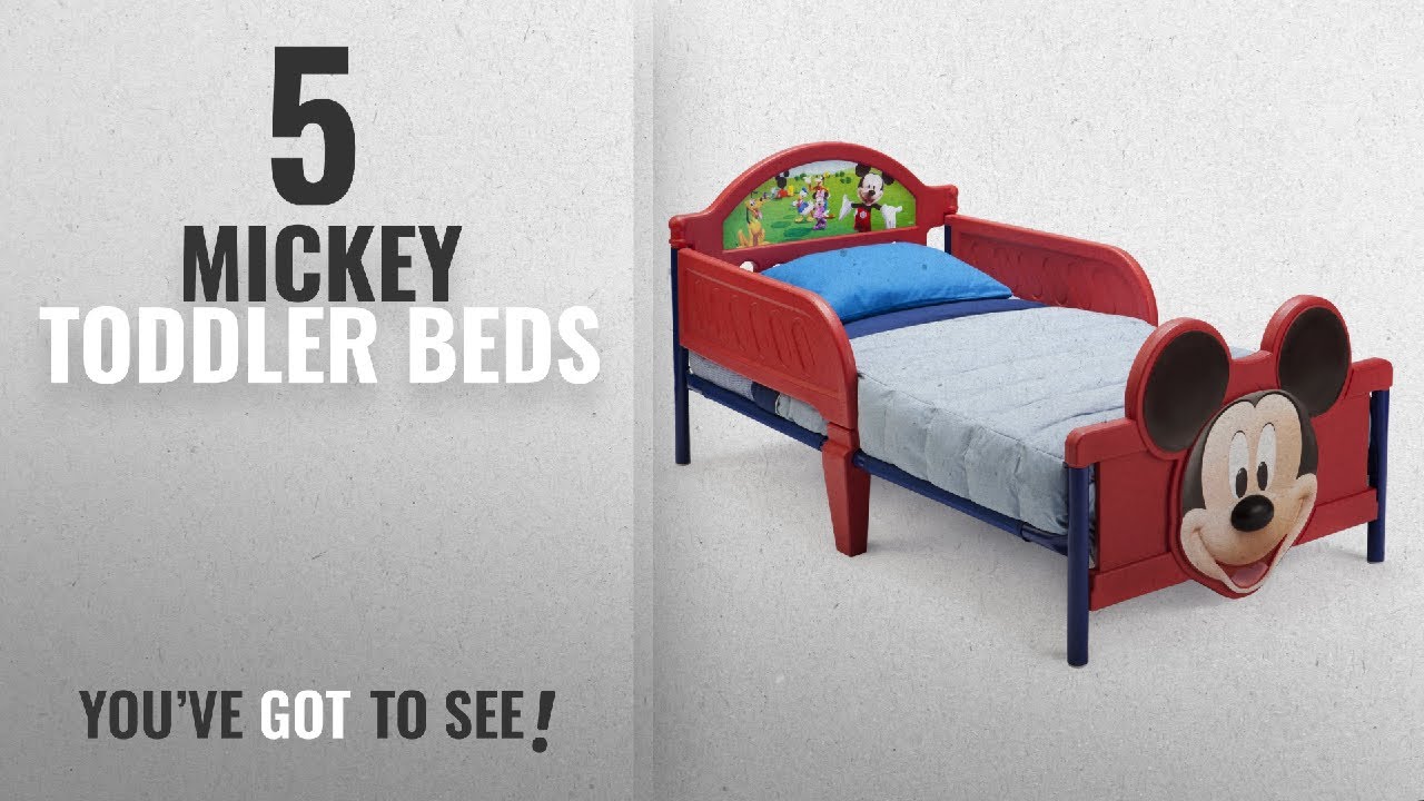 Top 10 Mickey Toddler Beds [2018]: Delta Children's Products Mickey Mouse 3D Toddler Bed