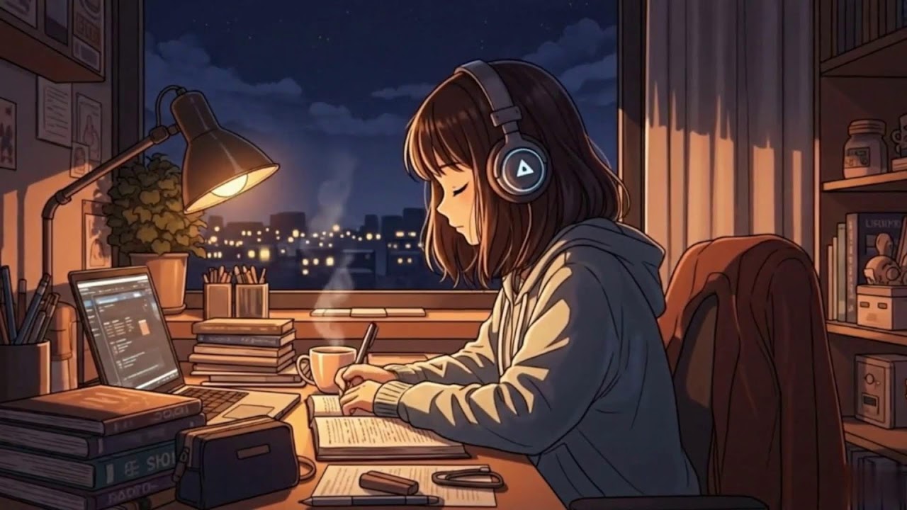 LoFi Study Vibes 📚 | Cozy Anime Girl Loop Animation