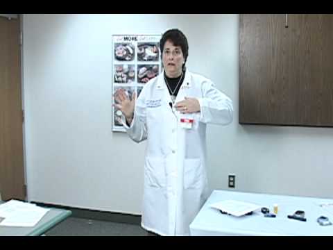 What is the proper way to prepare your finger for a good blood sample