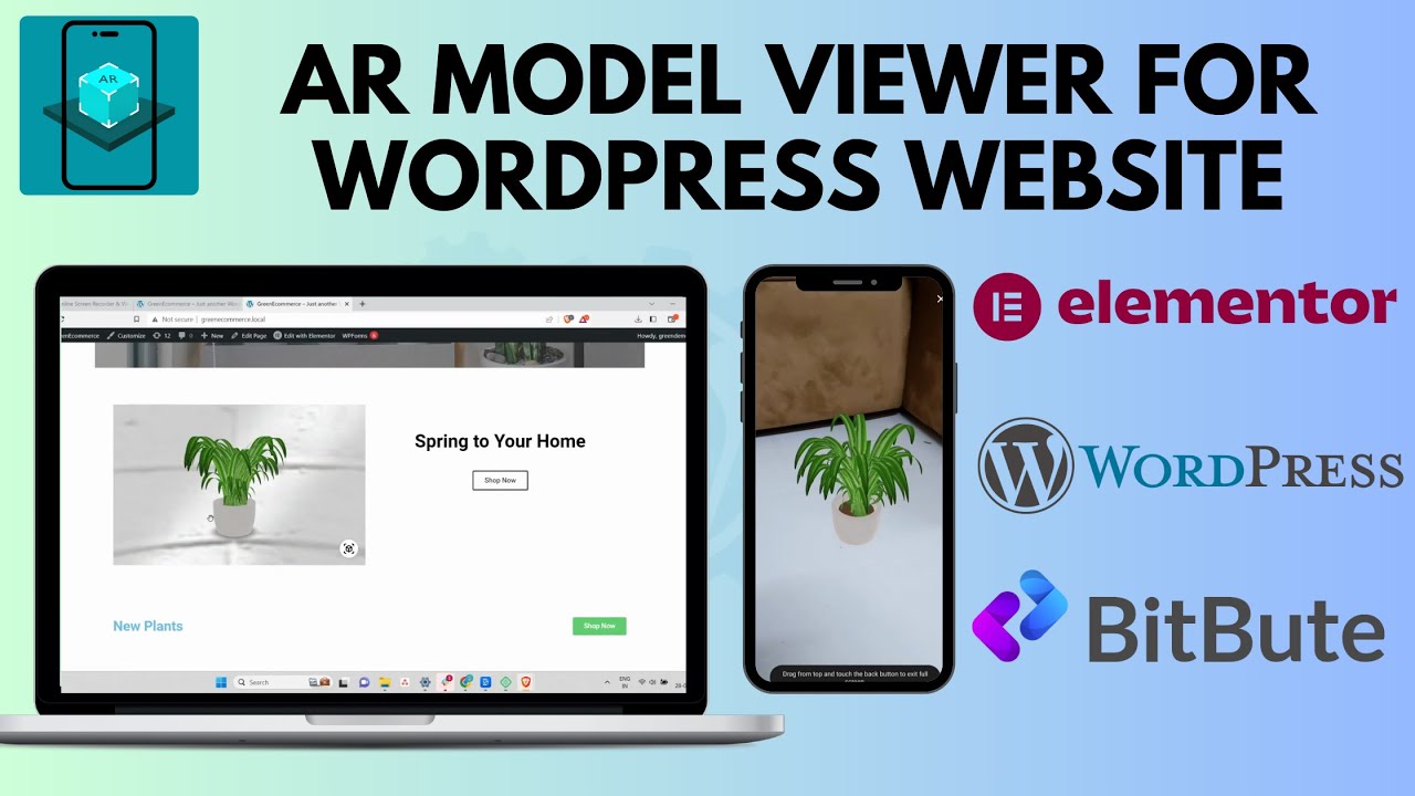 AR Model Viewer (WordPress plugin for business website and blogging website)