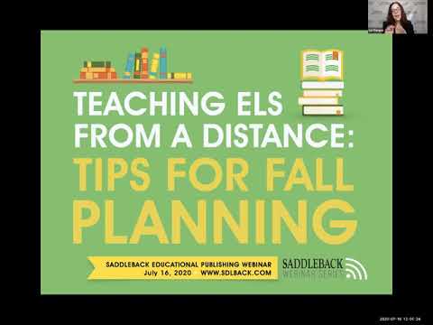 Teaching ELs from a Distance: Tips for Fall Planning
