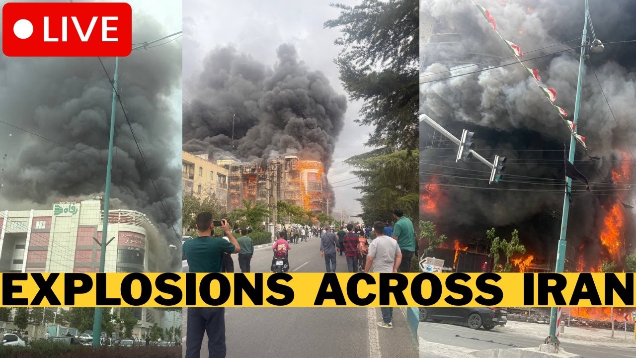 LIVE: Multiple Explosions In Iran - IRGC Attacks UAE Again - Trump Ready To Launch