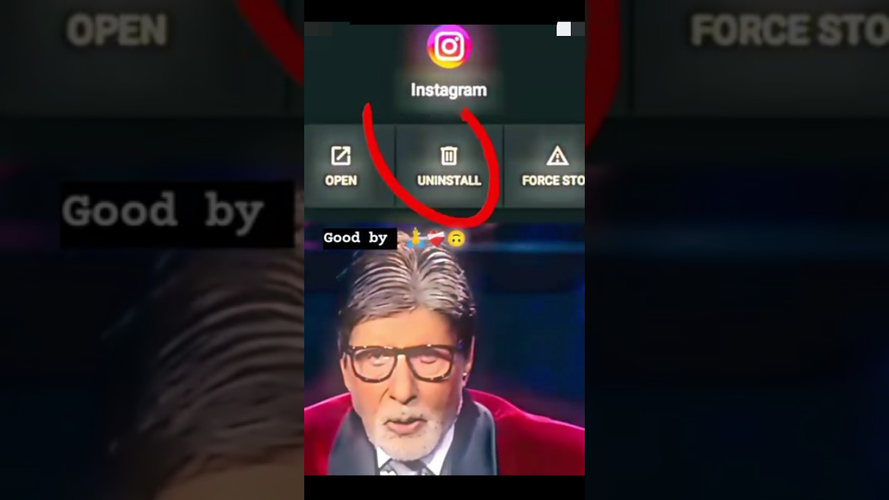 Instagram good  bye 😭