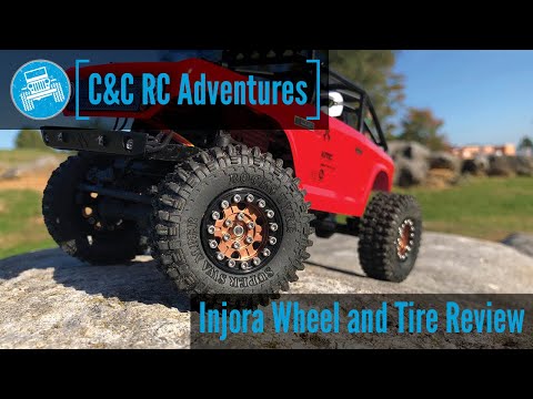 Axial SCX24 – Injora Beadlock Wheel and Tire Review – C&C RC Adventures