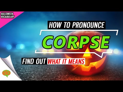 What Is The Meaning of Corpse? | Halloween Vocabulary