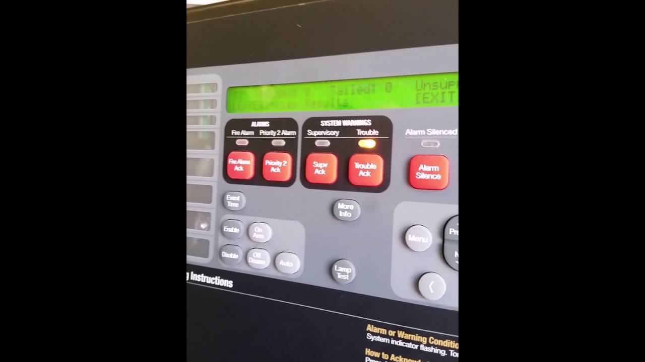 Simplex 4100ES With True Alert Self Testing Notification