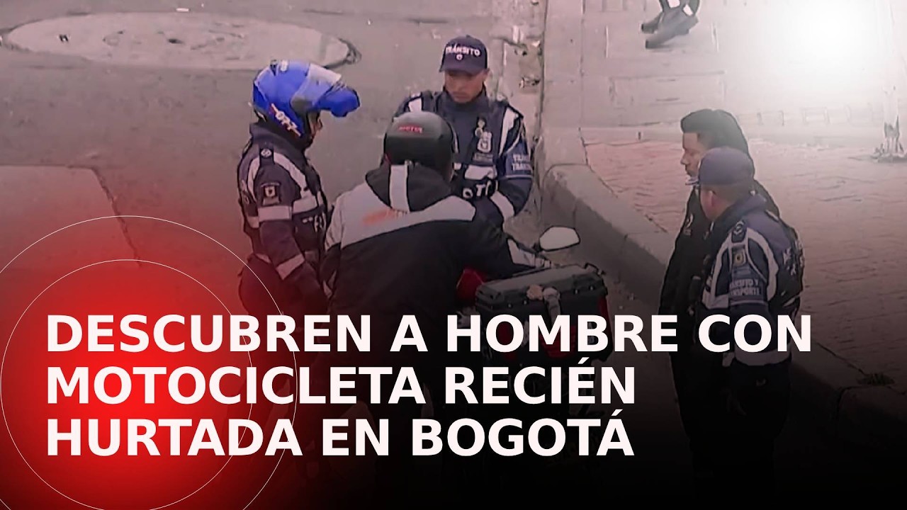 Video | Man caught riding a stolen motorcycle: the key was a screwdriver
